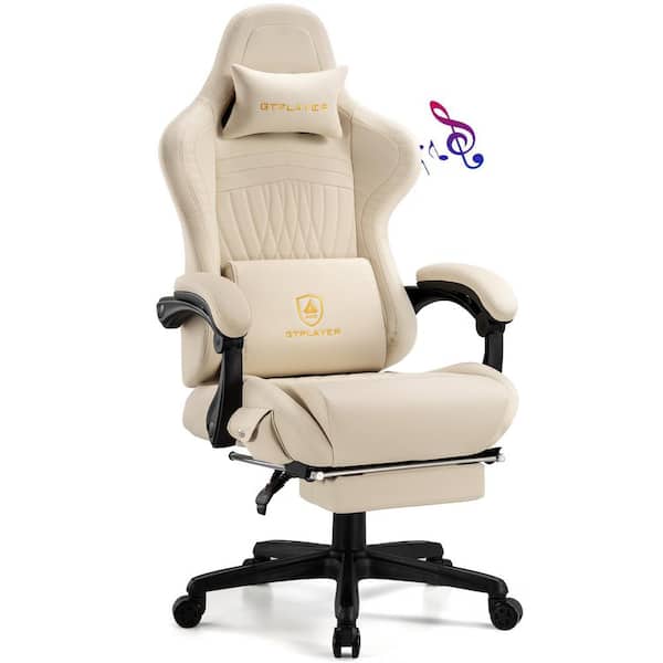 Have a question about ComHoma Gaming Chair with dual Bluetooth Faux ...