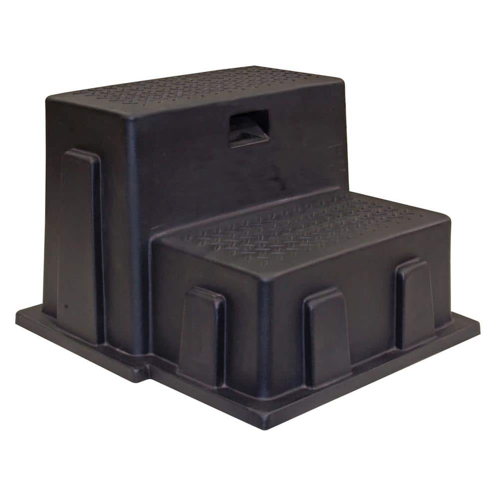 BUYERS PRODUCTS Black Polymer Utility Step - 24x21x16 in 3013658 - The ...
