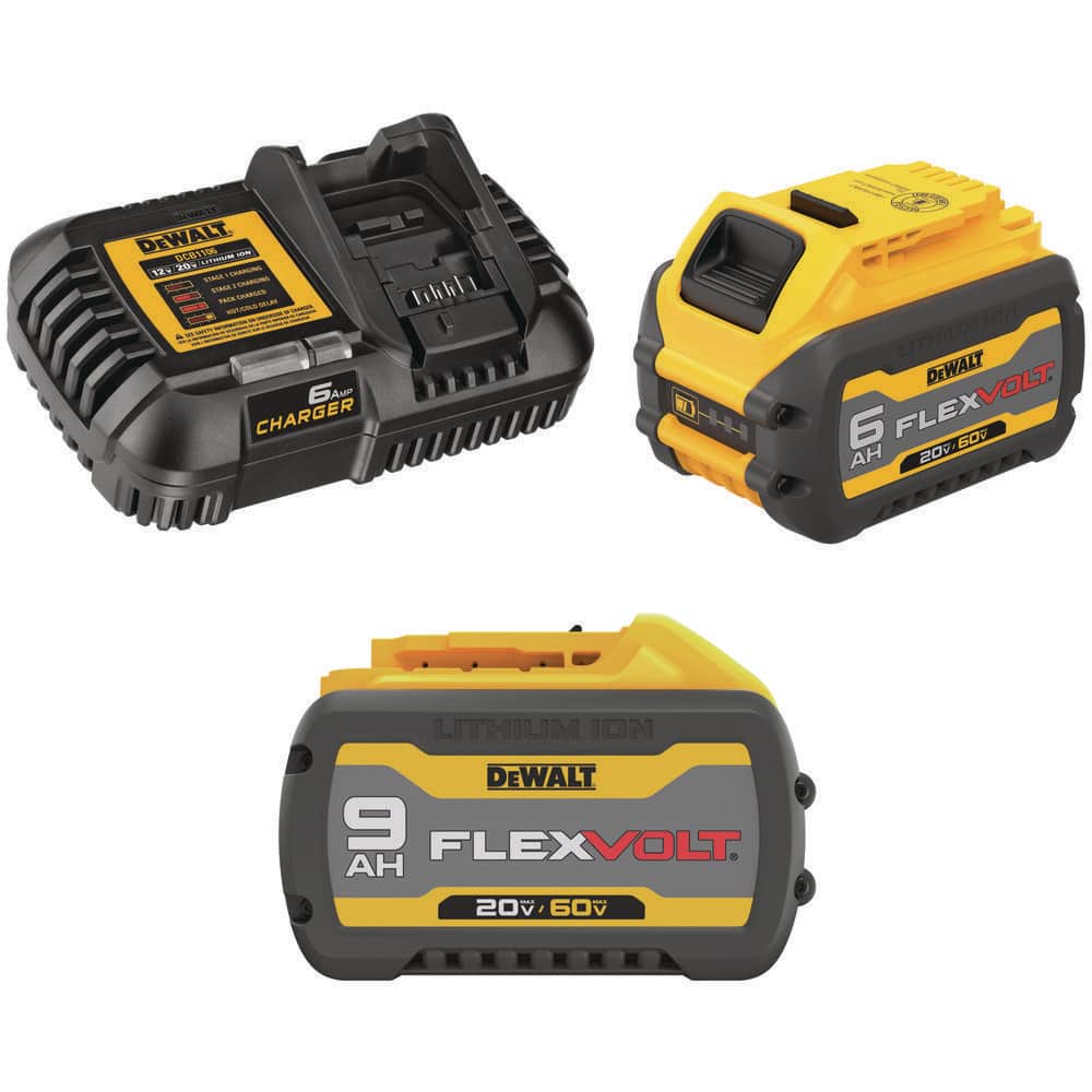 DEWALT FLEX VOLT 20-Volt/60-Volt MAX Lithium-Ion Starter Kit with (2) 9 ...
