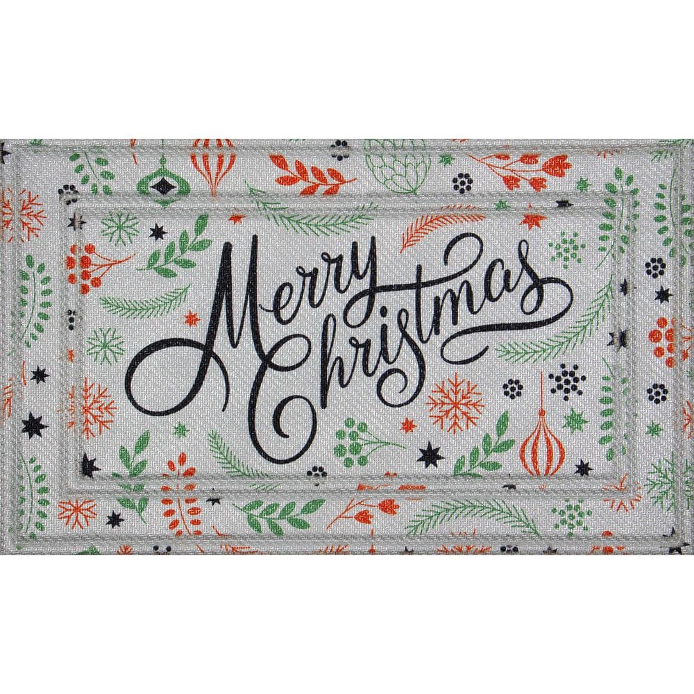Home Accents Holiday Merry Christmas 18 in. x 30 in. Doormat ...