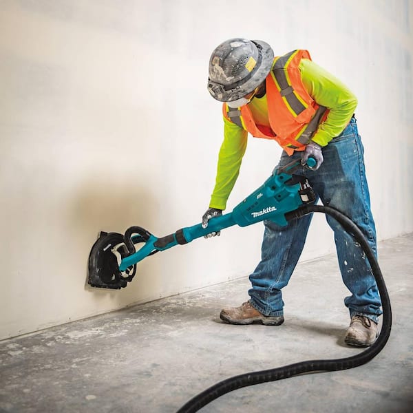 Makita 5.0 Ah 18V LXT Lithium Ion Brushless Cordless 9 in. Drywall Sander Kit AWS Capable XLS01T The Home Depot