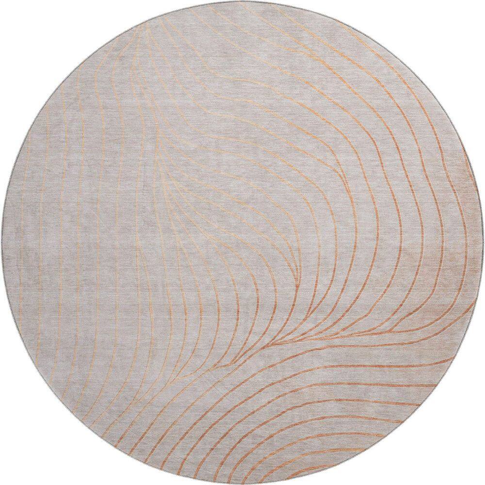 Addison Rugs Mayfield Premium Machine Washable Abstract AMF2107 Copper ...