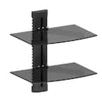 AVF Wall Mounted AV Component Shelving Bracket, 1 Shelf AS100-A
