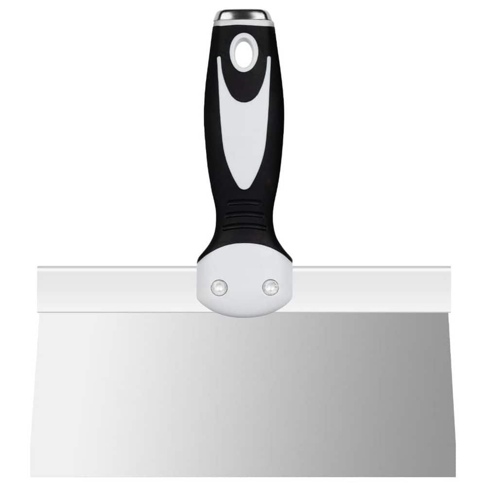 KIWDZFU 8 in. Stainless Joint Taping Knife with Soft Grip Handle for ...