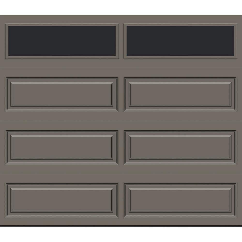 Clopay Classic Steel Long Panel 8 ft. x 7 ft. Insulated 12.9 R-Value ...