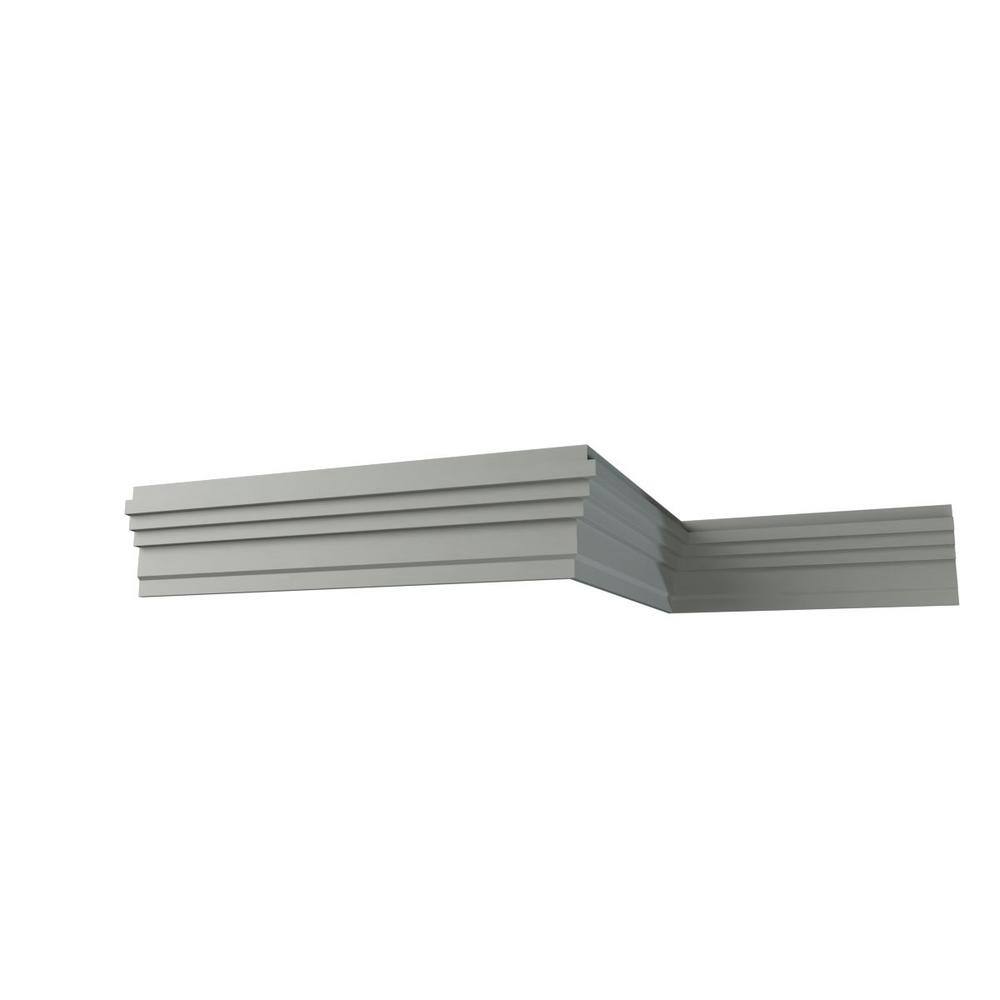 Ekena Millwork Joseph 4.375 in. D x 4.375 in. W x 96 in. L Polyurethane ...