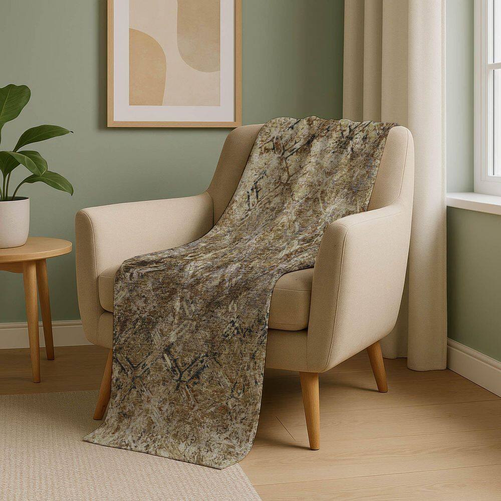 Addison Rugs Premium Machine Washable ASB768 Beige 50 in. x 70 in ...