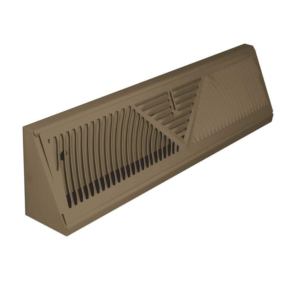 TruAire 24 in. Steel Brown Baseboard Diffuser Supply 121SB24 - The Home ...