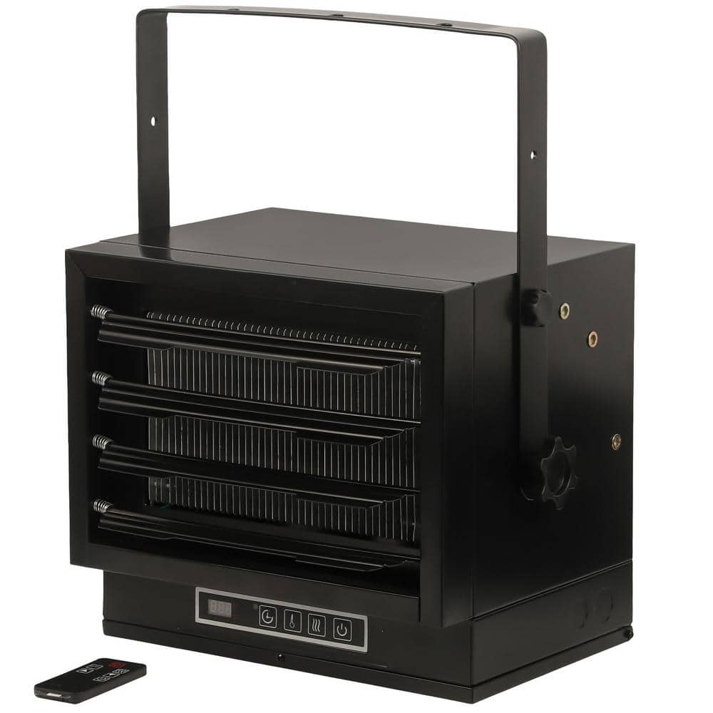 Edendirect 7500-Watt Black Electric Garage Heater Micathermic Space ...