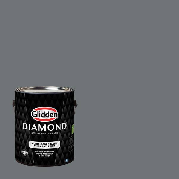 Glidden Diamond 1 gal. PPG1011-5 Improbable Satin Interior Paint with ...