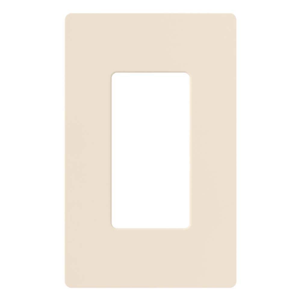 Lutron Claro 1 Gang Wall Plate for Decorator/Rocker Switches, Gloss ...