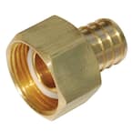 SharkBite 3/8 in. PEX Barb x 1/2 in. FIP Brass 90-Degree Swivel Elbow ...