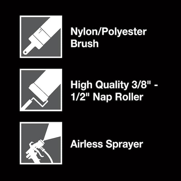 Buy 1 gal. #N520-6 Asphalt Gray Self-Priming 1-Part Epoxy Satin ...