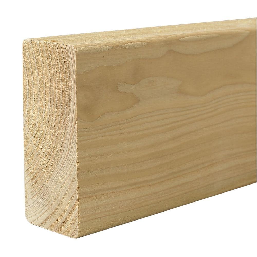 2 in. x 4 in. x 10 ft. Premium S4S Cedar Lumber 0509240 - The Home Depot