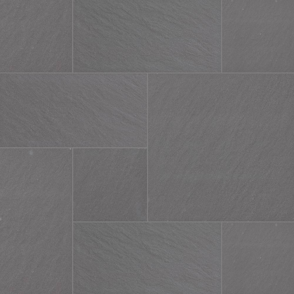 MSI 24 in. x 24 in. Square Blue Stone Pattern Matte Porcelain Paver ...