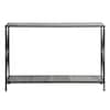 Outopee 47.24 in. Standard Rectangle Black Wood Console Table with ...