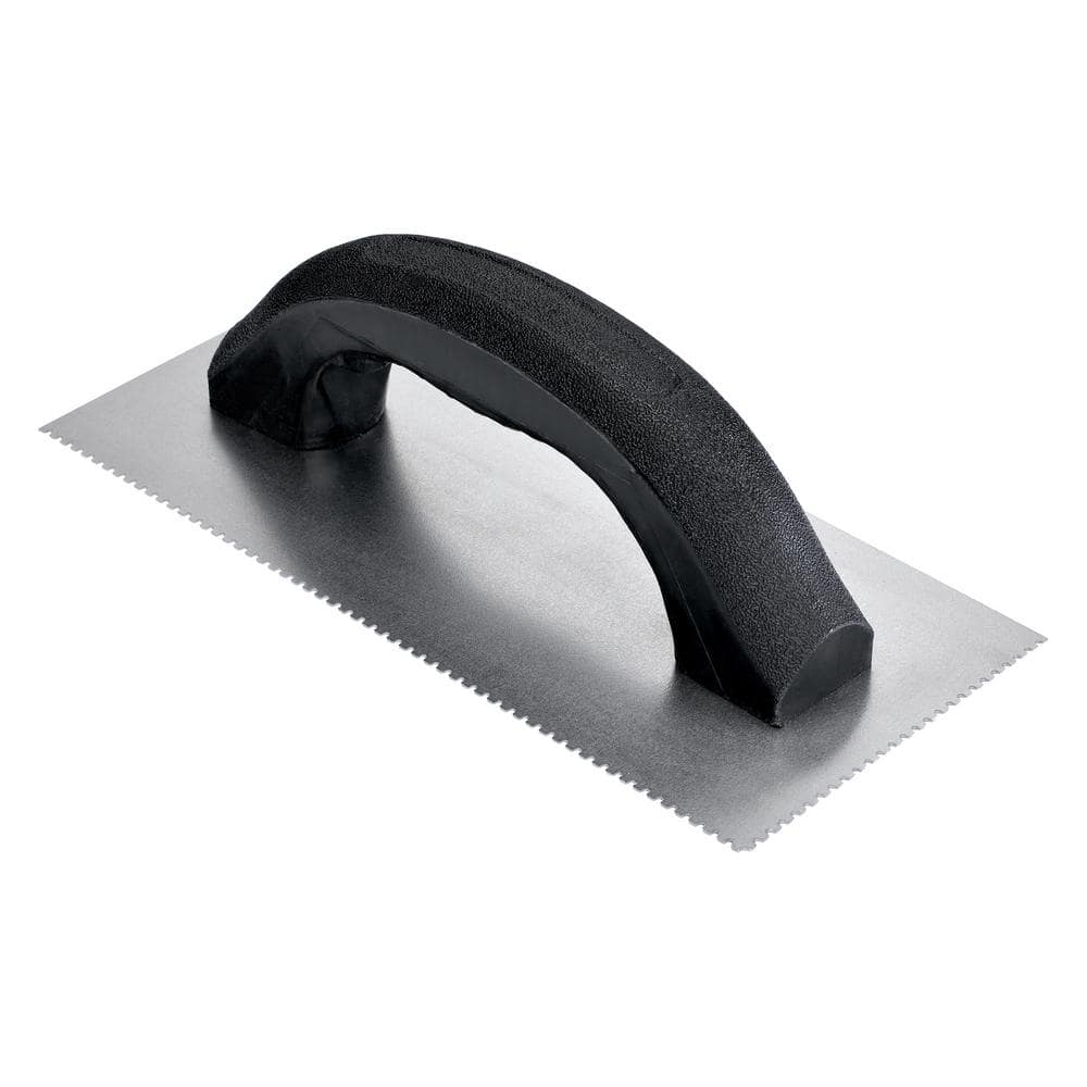 HDX 1/16 in. x 1/16 in. x 3/32 in. U-Notch Flooring Trowel 10121-12 ...