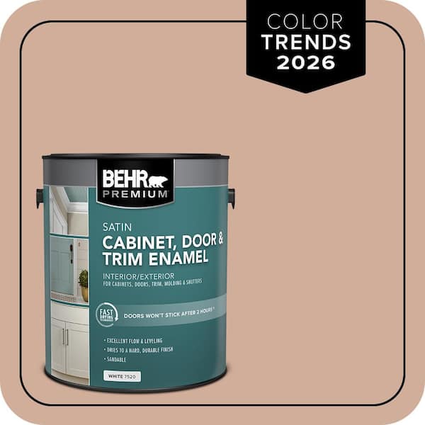BEHR PREMIUM 1 gal. #S200-3 Iced Copper Satin Enamel Interior/Exterior ...