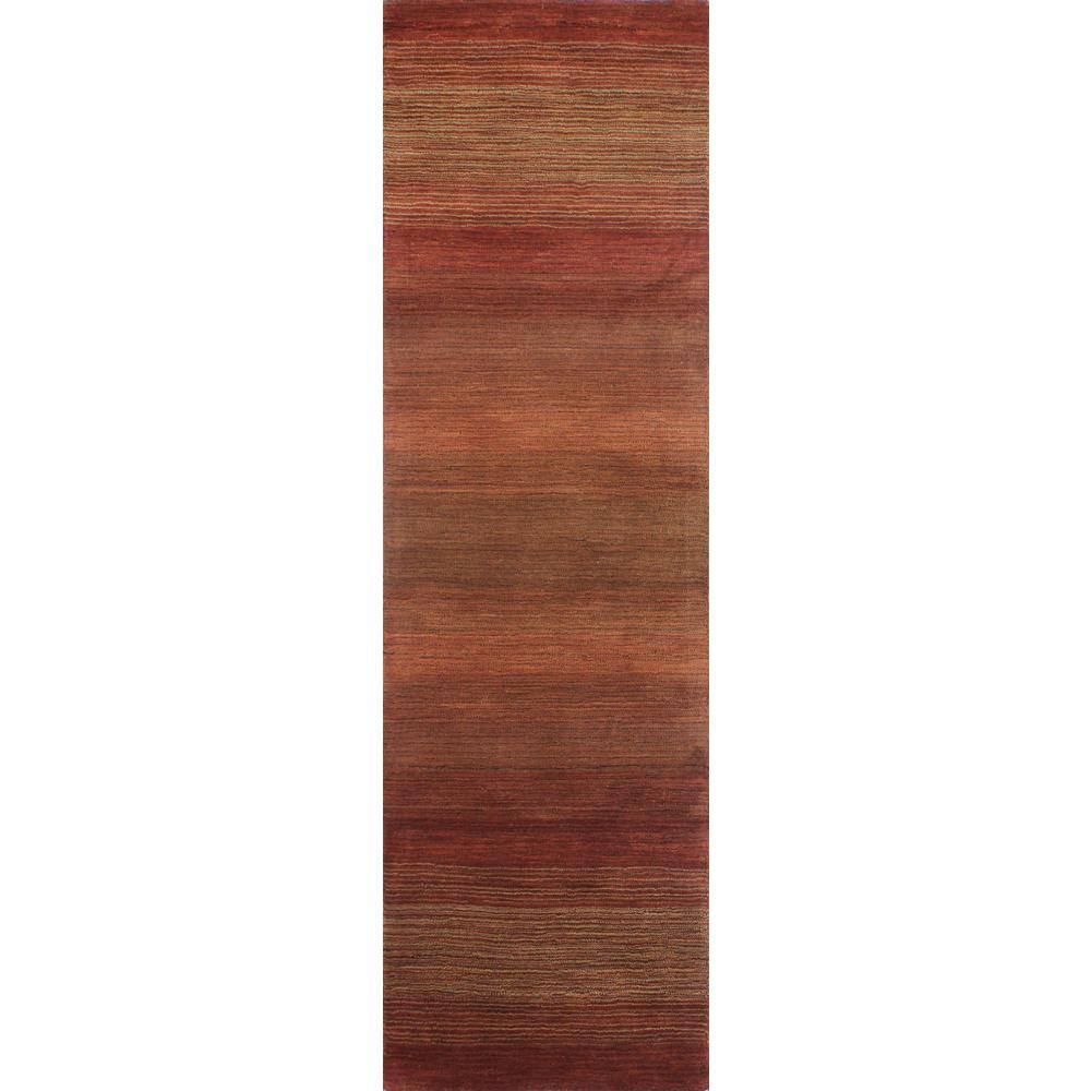 BASHIAN Contempo Rust 3 ft. x 8 ft. (2'6" x 8') Solid Contemporary ...