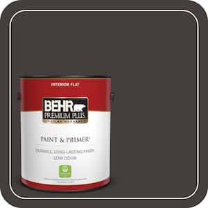 BEHR PREMIUM PLUS 1 qt. #MQ1-35 Off Broadway Satin Enamel Exterior ...