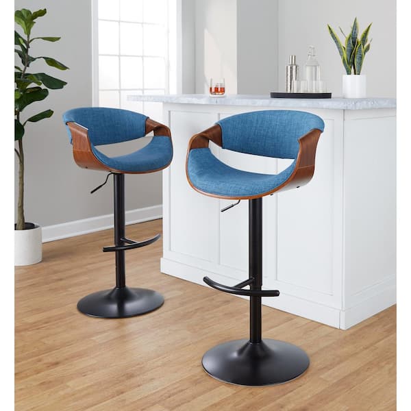Wood and metal adjustable bar stool store