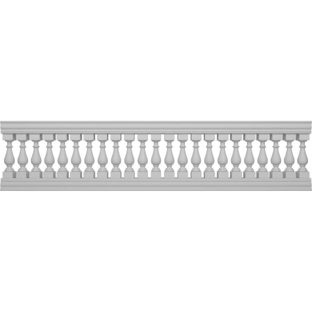 Ekena Millwork Fiberthane Traditional Balustrade 132 in. L x 33 in. H ...