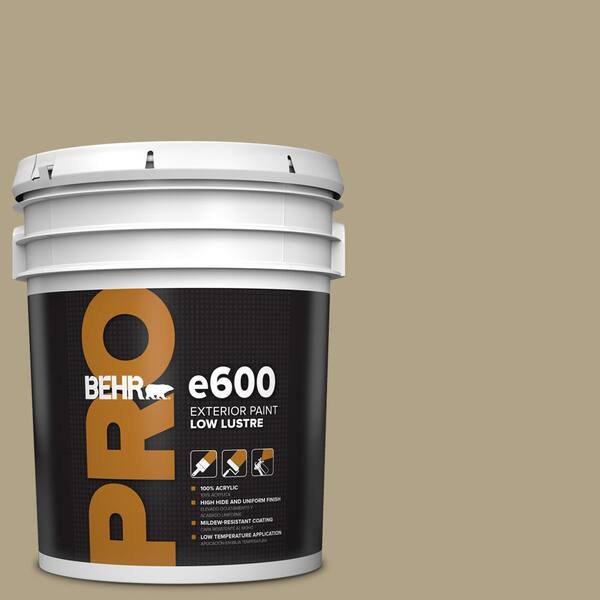 BEHR PRO 5 gal. #HDC-NT-12 Curly Willow Low Luster Exterior Paint ...