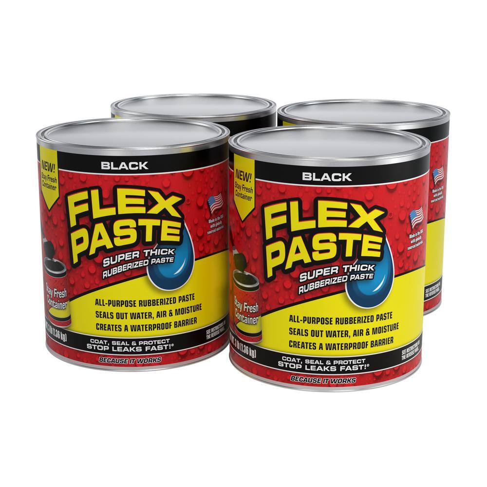 Reviews for FLEX SEAL FAMILY OF PRODUCTS Flex Paste Net Wt 3 lb. Black ...