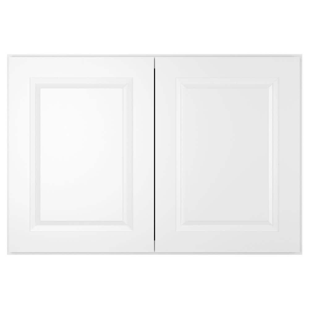 HOMEIBRO 36-in W X 12-in D X 24-in H in Traditional White Plywood Ready ...