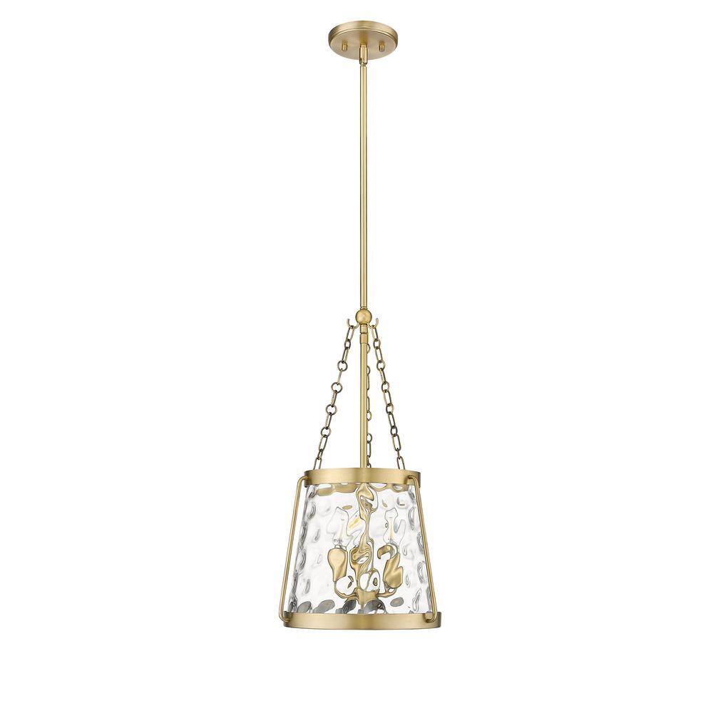 Millennium Lighting Adabella 120-Watt 3-Light Vintage Brass Pendant ...