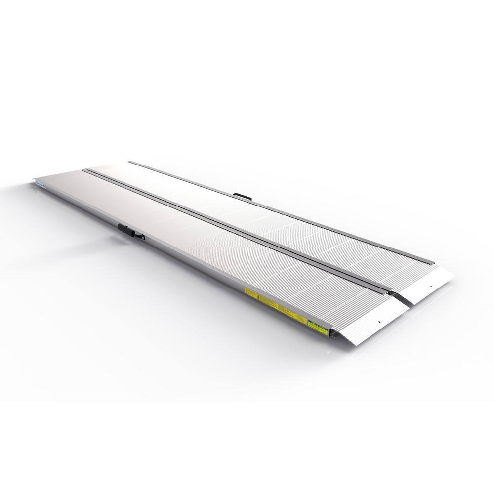EZ-ACCESS TRAVERSE 8 ft. Singlefold Edgeless Aluminum Loading Ramp ...