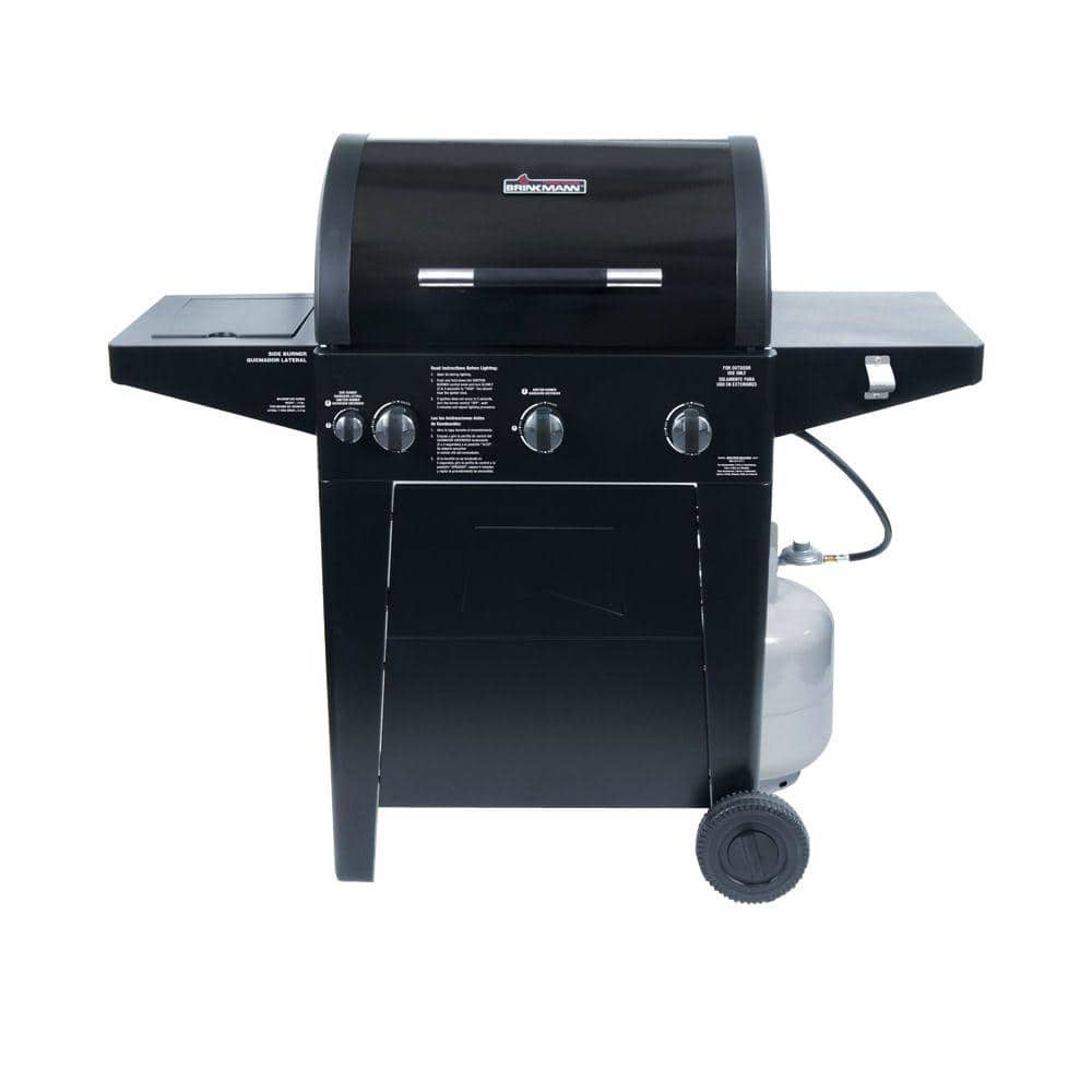 Brinkmann Professional 3-Burner Propane Gas Grill 810-3330-SB - The ...