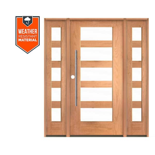 Krosswood Doors PINNACLE Craftsman 64 in. x 79 in. 6-Lite Right-Hand ...