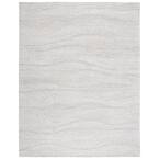 SAFAVIEH Metro Natural/Ivory 8 ft. x 10 ft. Abstract Waves Area Rug ...