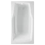 Aquatic Montrose I 60 in. Acrylic Reversible Drain Rectangular Drop-In ...