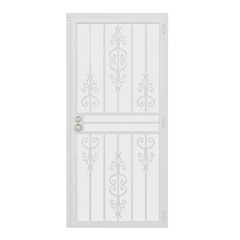 ARK DESIGN 36 in. x 80 in. Universal/Reversible Hinging White Surface ...