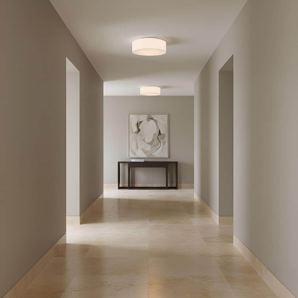 Generation Lighting Larson Medium 18 in. 3-Light Matte White Modern ...
