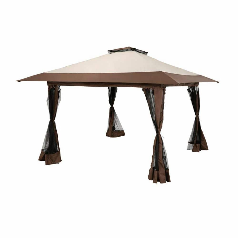 Freestyle Pop Up Gazebo, Outdoor Canopy Tent Shade with Metal Frame ...