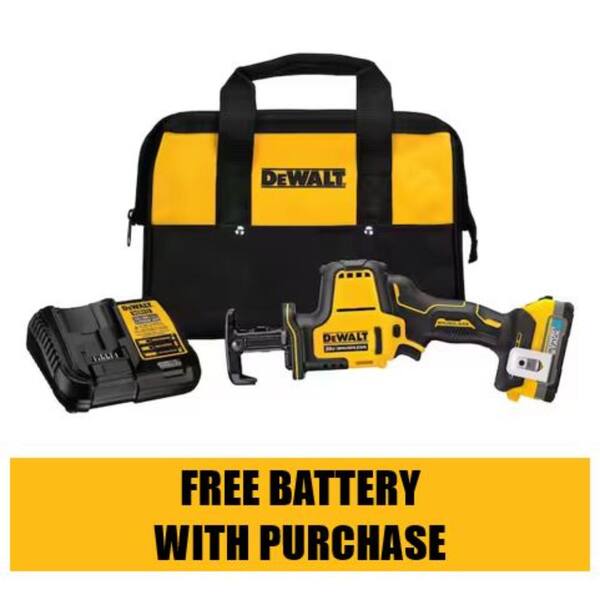 DEWALT Atomic 20-Volt Maximum Cordless Brushless Compact Reciprocating ...
