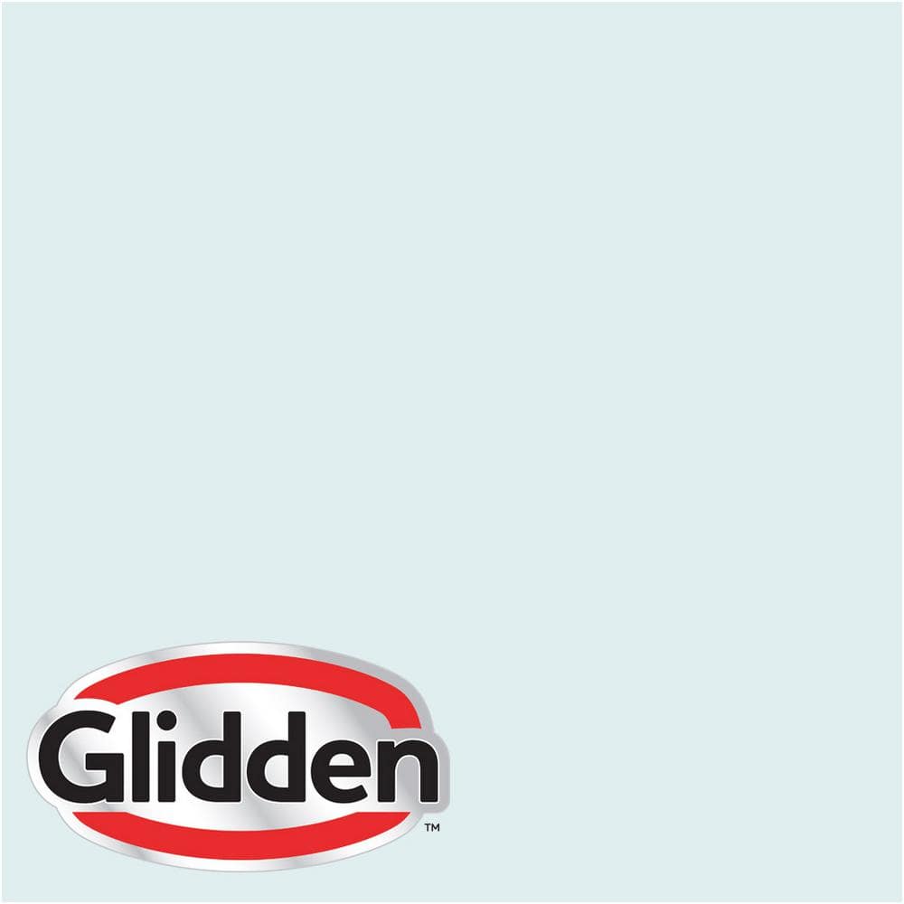 Glidden Premium 5 gal. #HDGB31U Blue Frost Satin Interior Paint with ...