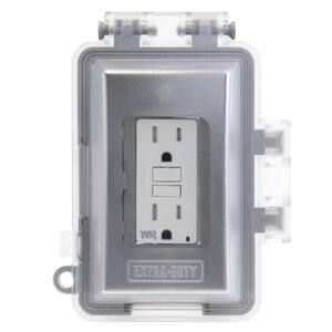 Greenfield While-In-Use Weatherproof Electrical Outlet Cover Horizontal ...