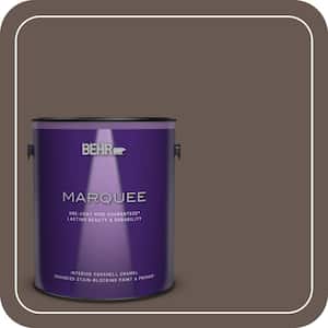 BEHR PREMIUM PLUS 8 oz. #MQ2-44 Museum Flat Interior/Exterior Paint ...