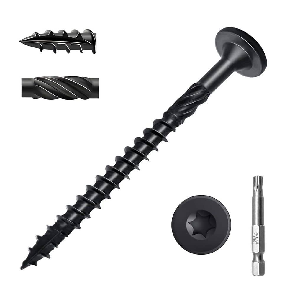 Afoxsos Heat-Treated Steel Black Rust Resistant Heavy Duty Structural ...