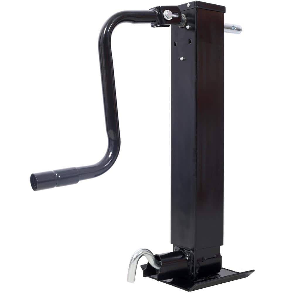 WRIGHTMASTER Weld Steel Trailer Jack 12,000 lb. with Side Handle ...