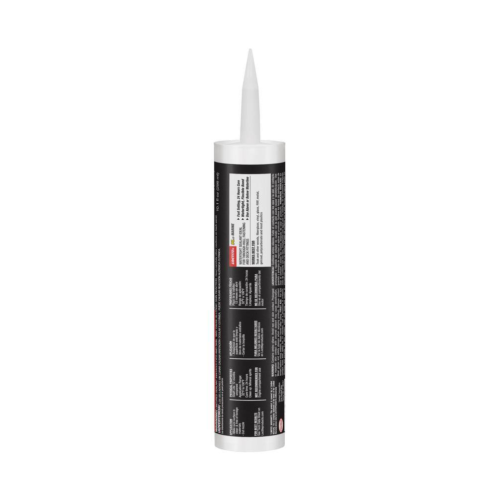 PL Marine Fast Cure 10 oz. Polyether Adhesive Sealant White Cartridge ...