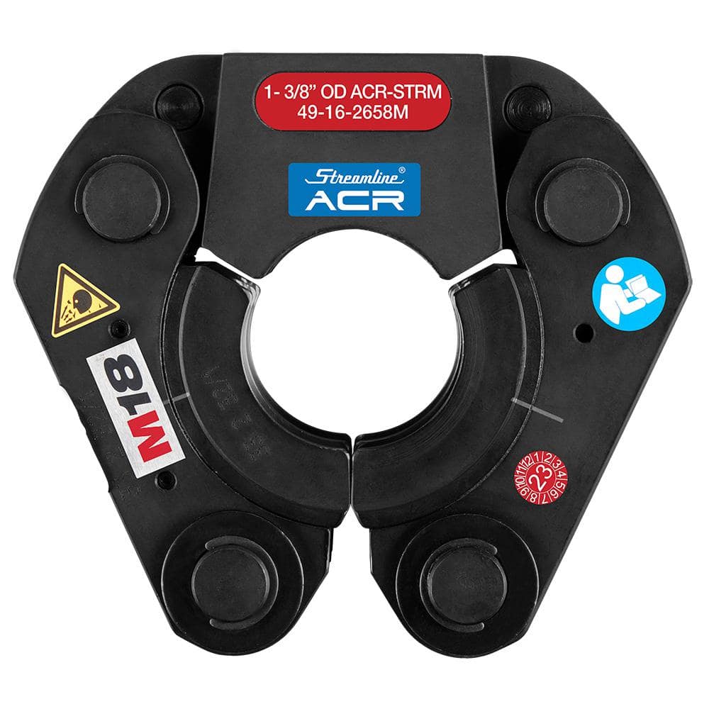 Milwaukee 1-3/8 in. Streamline ACR Press Ring for M18 FORCE LOGIC Press ...