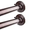 Rod Desyne Adjustable 48 in. - 84 in. Room Divider 1 in. Dia Single Rod ...