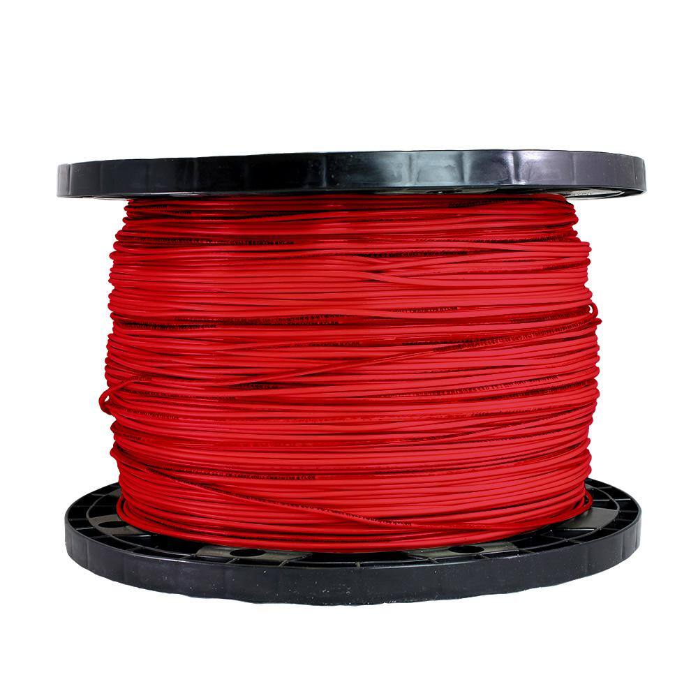 Cerrowire 2,500 ft. 14 Gauge Red Stranded Copper THHN Wire 112-3403M ...