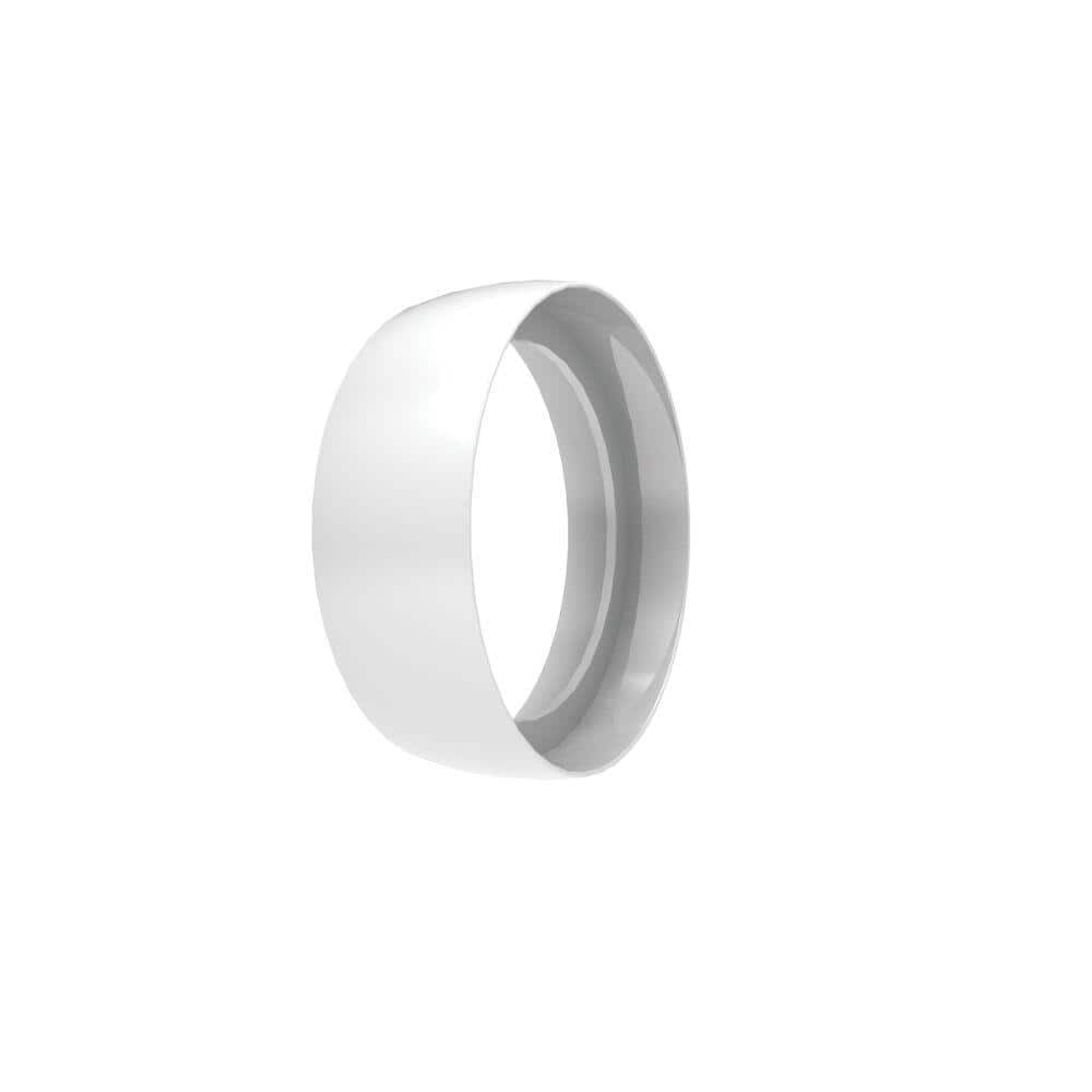 RDI White Handrail Joint Ring 73018396 - The Home Depot