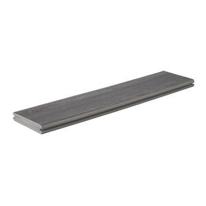 TimberTech Advanced PVC Landmark 5/4-in x 6-in x 12-ft Grooved Castle ...